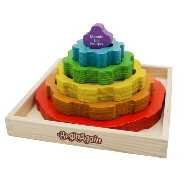 Gear Stacker- Multilingual Stacking Puzzle – The Orange Iris