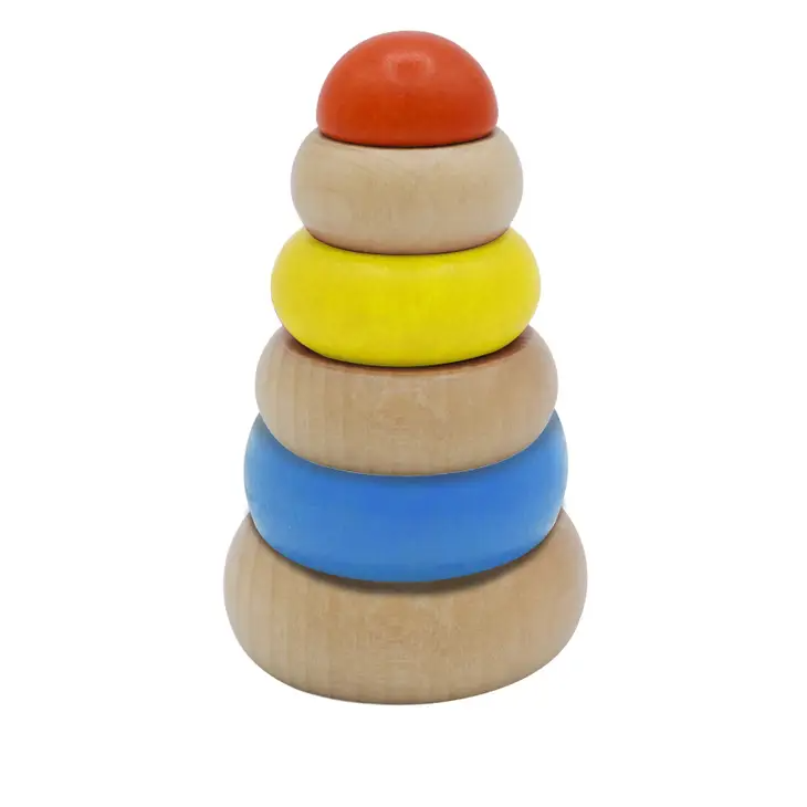 Mini Wooden Stacker – The Orange Iris